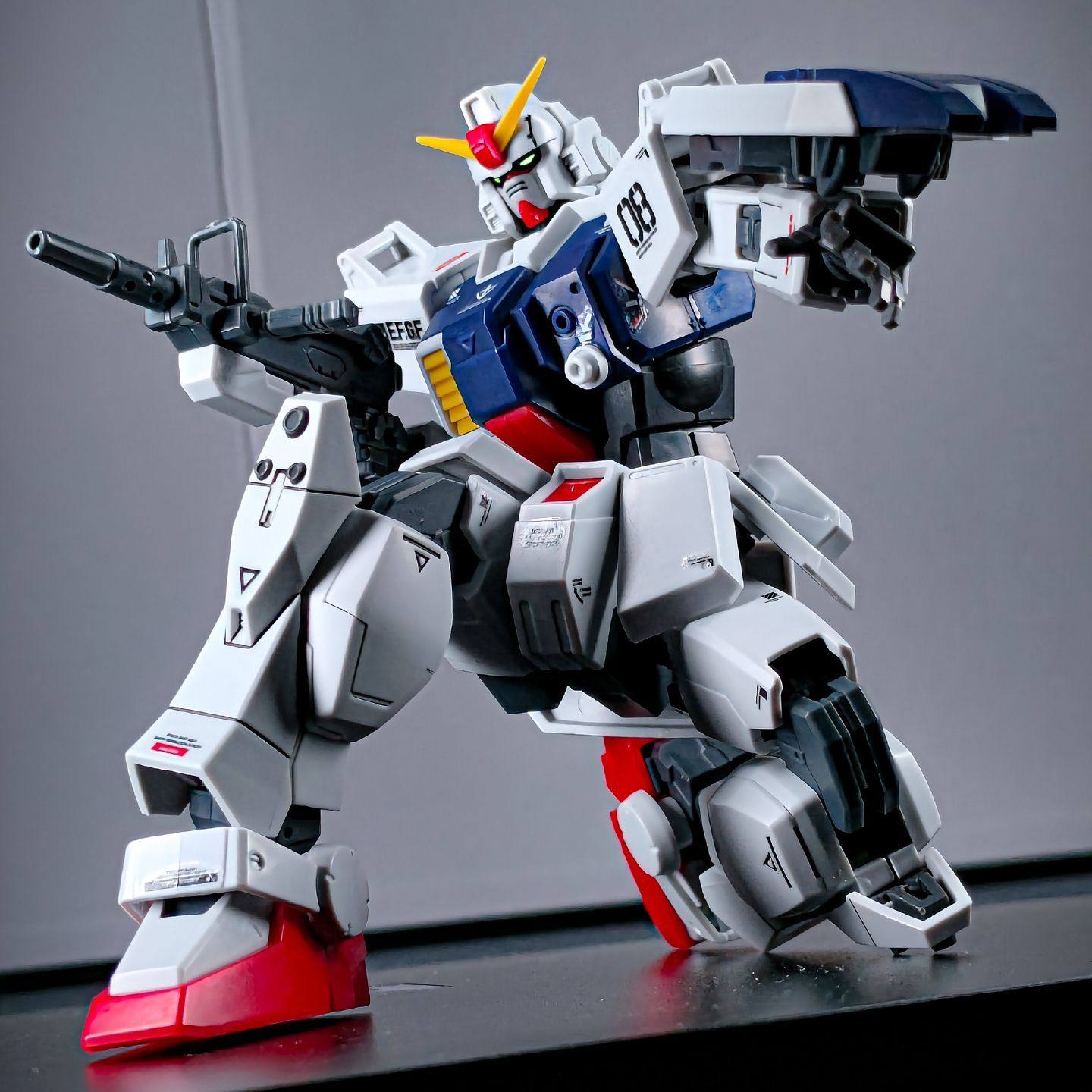 Cool kk model land combat gm hg 1/144 land combat gm mass production ...