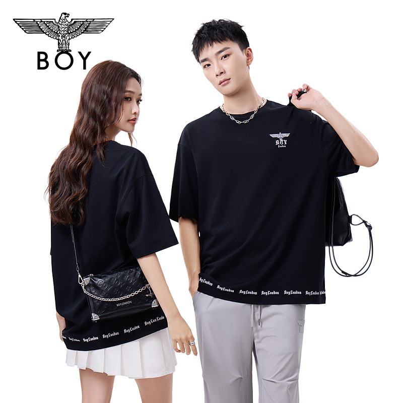 25年必买！BOYLONDON夜光logo情侣T恤N01908，暗夜发光太上头🔥-服装品牌-淘宝好物网