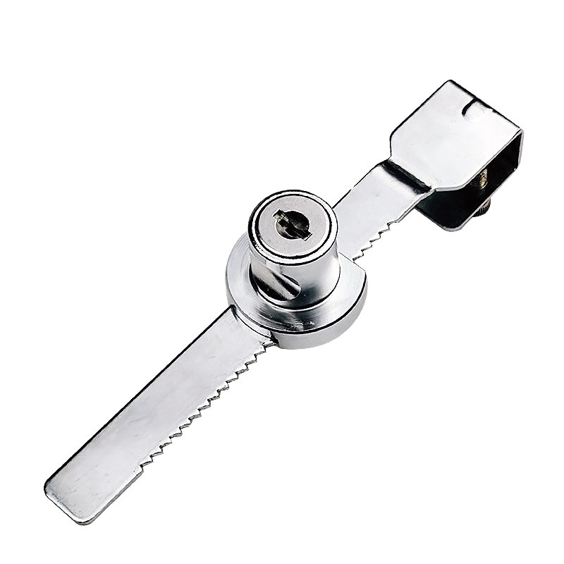 [USD 7.70] Free-hole freezer lock ice cream cabinet lock glass push ice ...