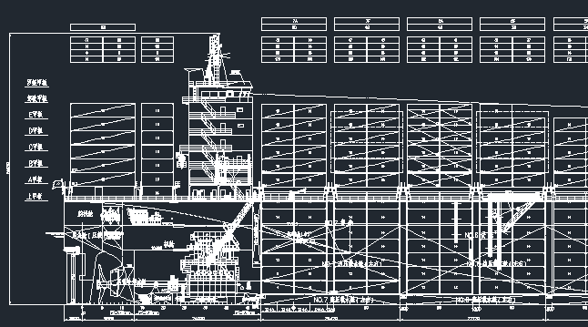 228米4600TEU集装箱船总布置图CAD图纸！毕设神器+设计灵感全都有！-五金-淘宝好物网