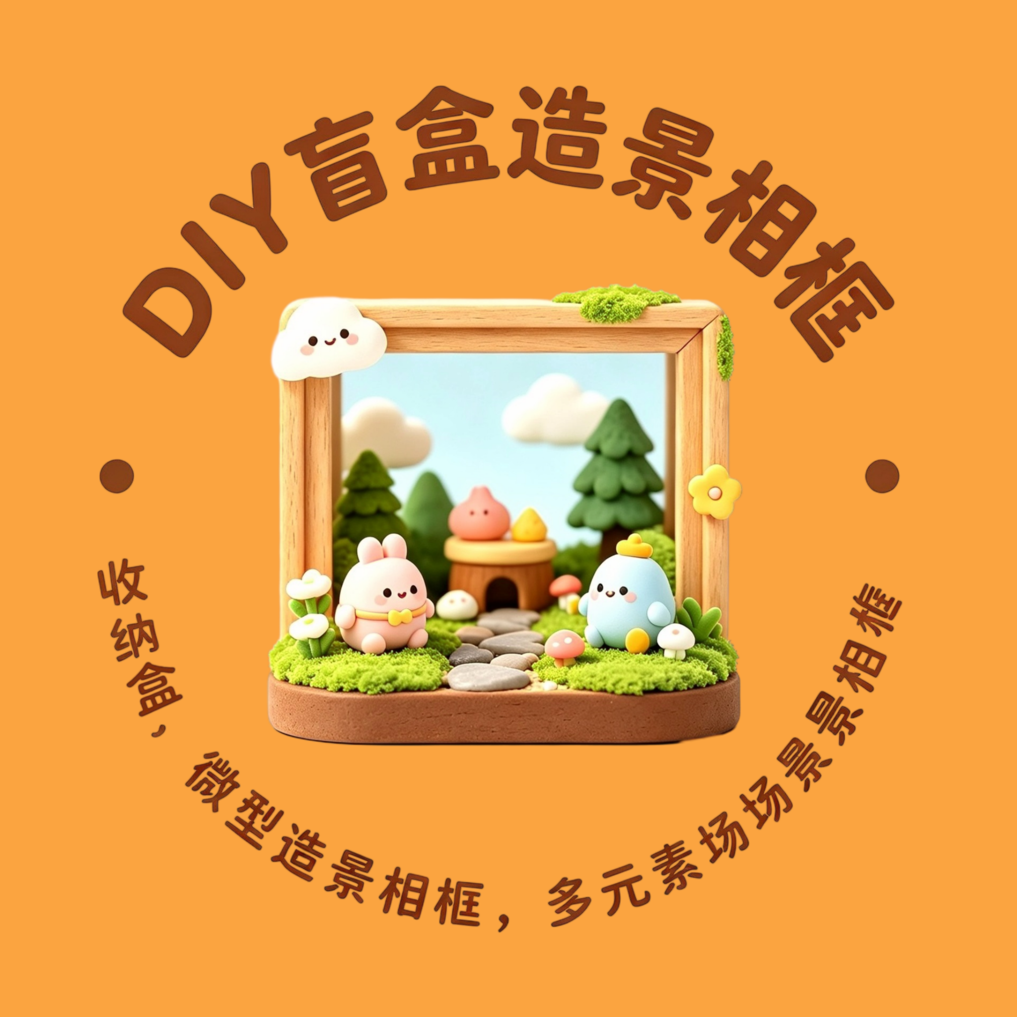DIY盲盒造景相框