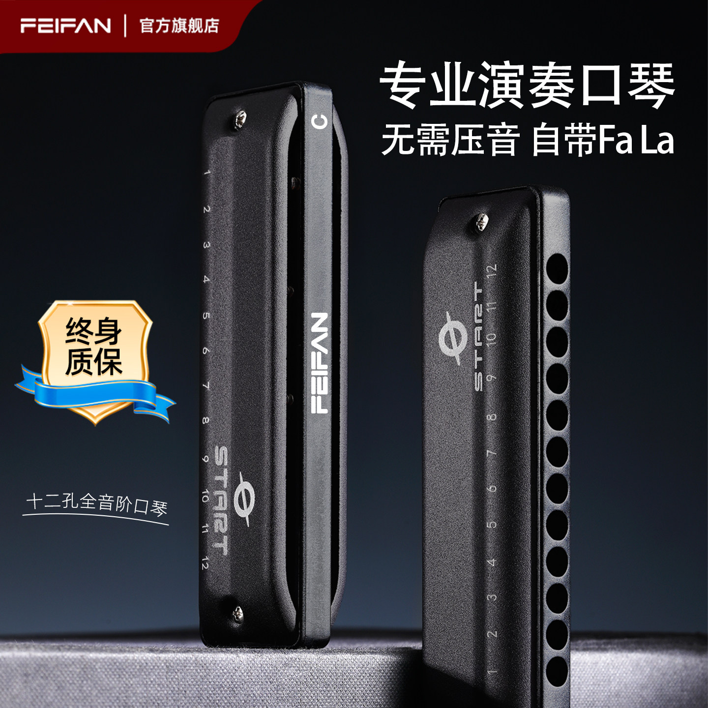 12孔布鲁斯口琴入门首选？低音带FaLaA真香吗？-葫芦丝-淘宝百科网