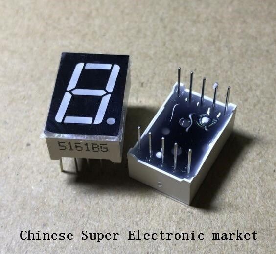 5PCS LD-5161BG 1 Digit 0.56 GREEN 7 SEGMENT LED DISPLAY COM
