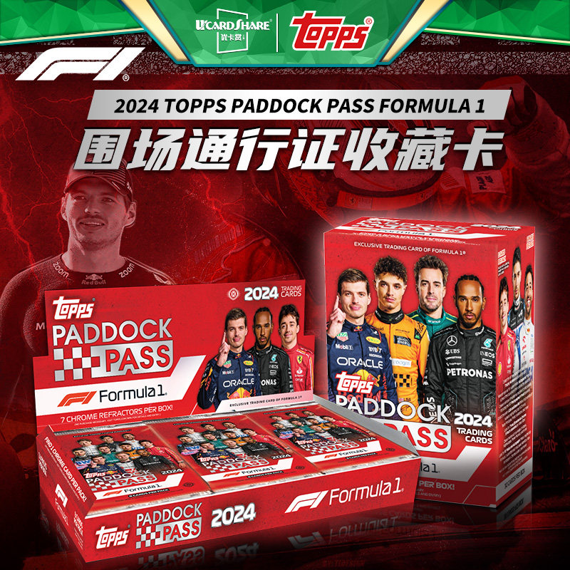 2024 Topps F1 Paddock Pass车手卡，围场通行证系列球星卡优卡赏-赛车球迷用品-淘宝好物网