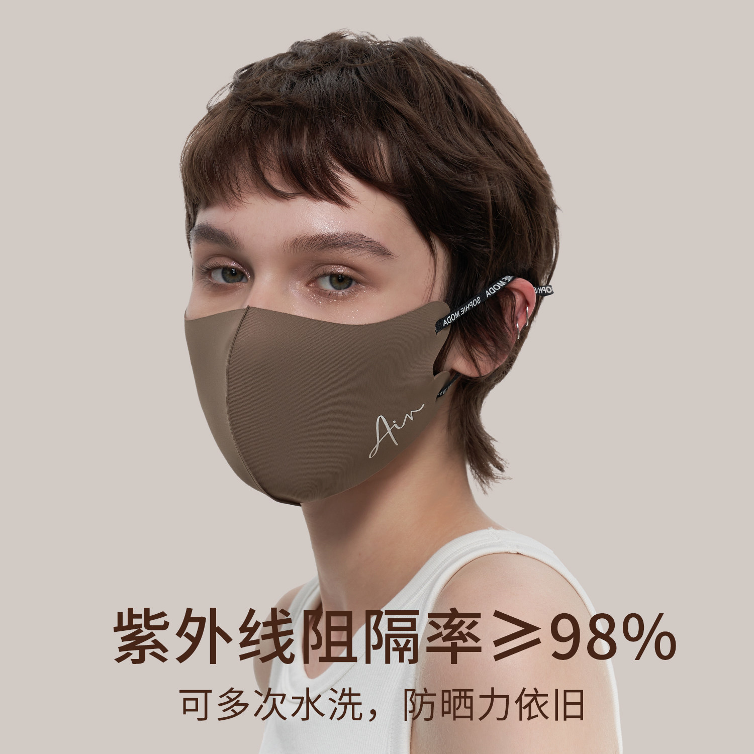 icree防晒冰丝透气口罩：夏日必备！3D立体面罩，亲肤透气，防紫外线神器！-防晒面纱-淘宝好物网