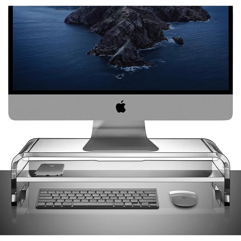 📚 💻 Acrylic computer stand: a desktop storage tool with extremely high ...