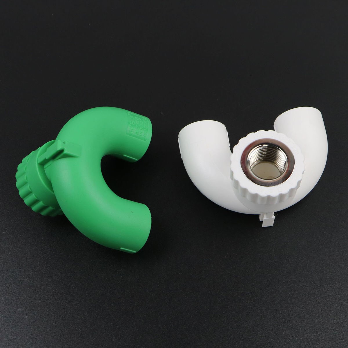 管家装精品PPR回水弯20/4分弯头热熔管内丝25U+内牙弯头循环-阿里巴巴