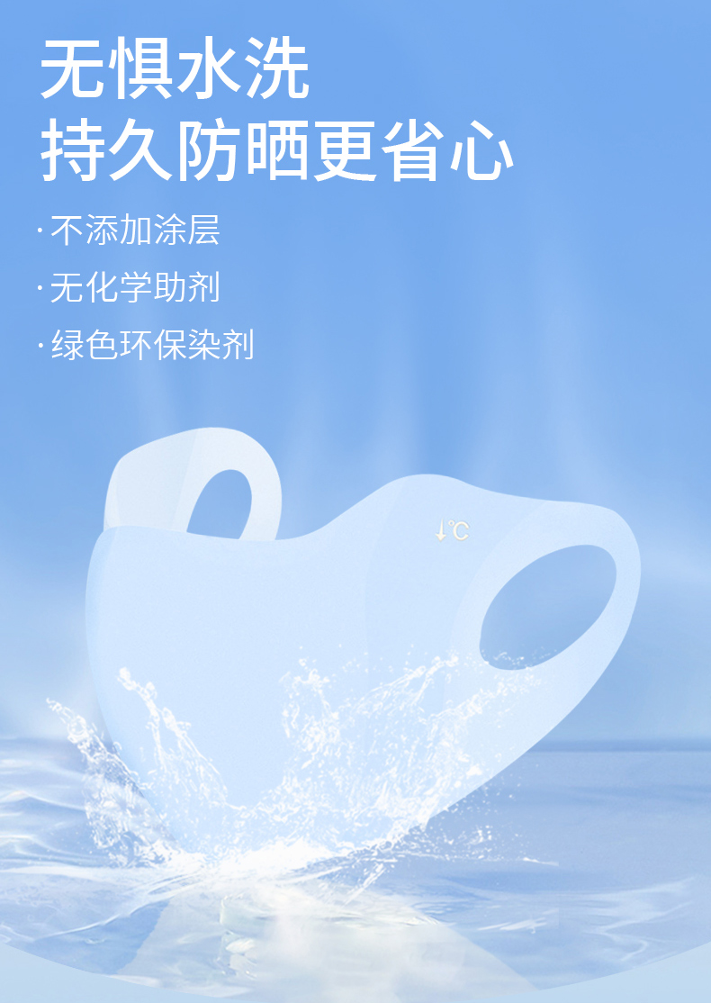 UPF50+2024夏季新款3D立体护眼角可水洗防晒口罩防紫外线冰丝面罩-阿里巴巴