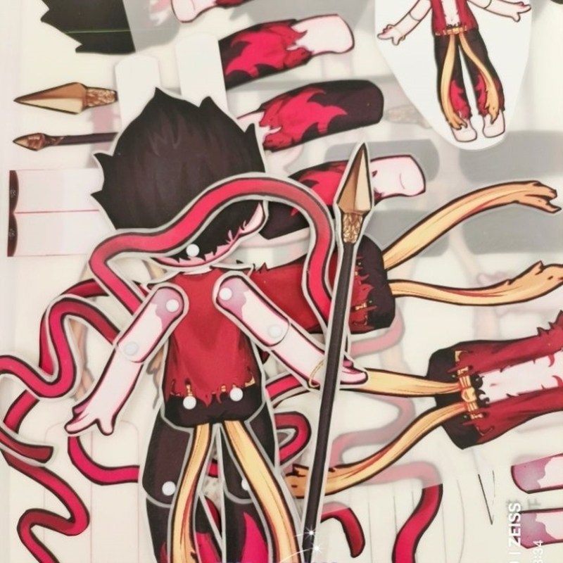 Nezha moves the paper man, killing childhood memories! handmade diy ...