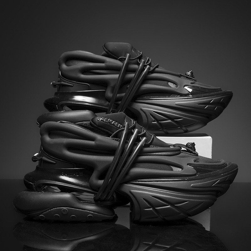 Official Balmain Spring and Autumn 2023 Spaceship Shoes Heightened ...