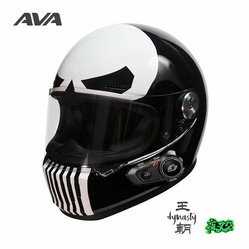 [USD 769.41] AVA Dynasty Helmet Carbon Fiber Motorcycle National Trend ...