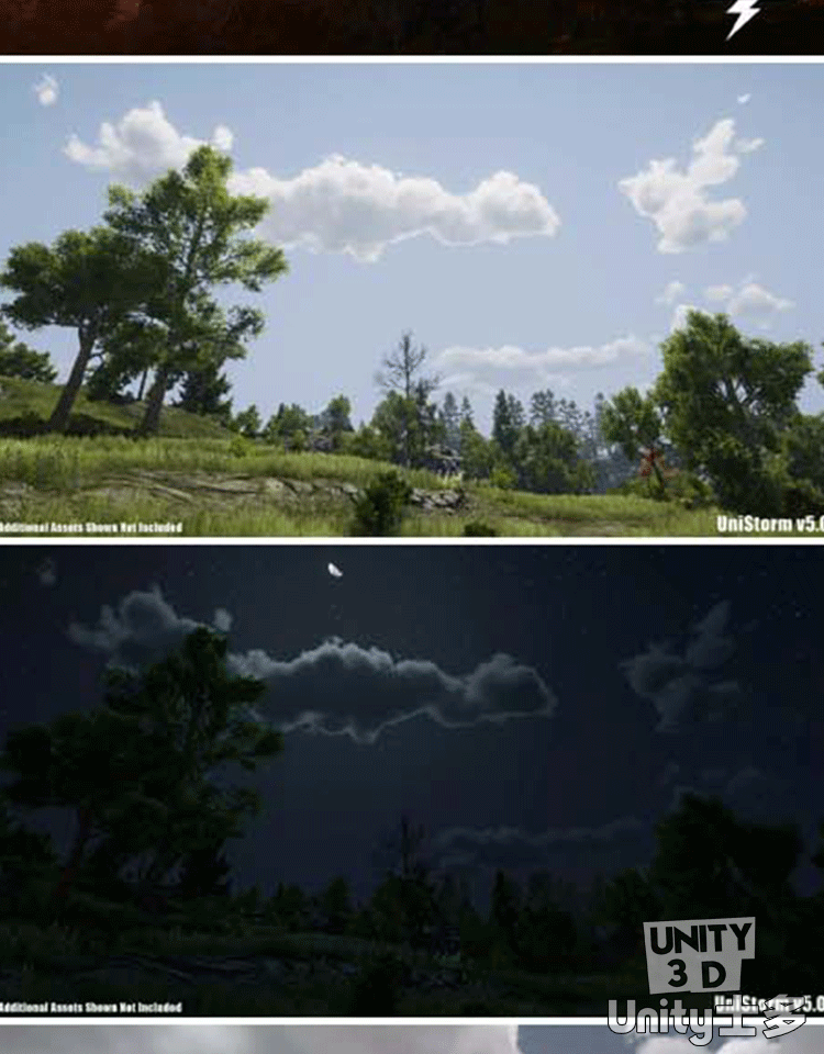 Unity3D动态体积云天空Volumetric Clouds Sky Modular Weather - 其他 - 绘图狗-设计灵感素材集散地