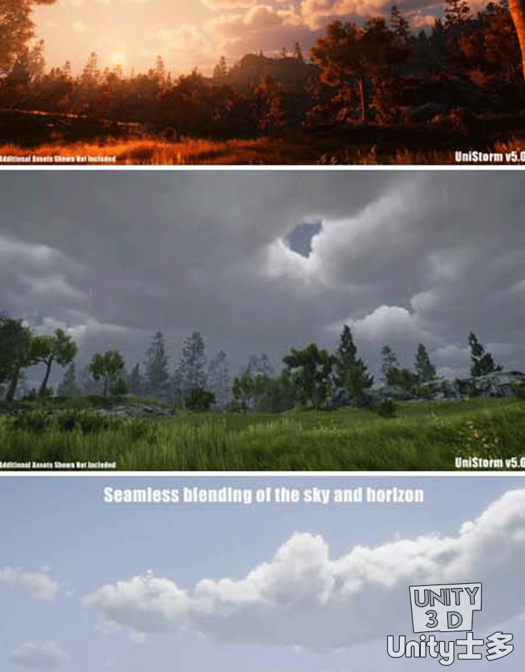 Unity3D动态体积云天空Volumetric Clouds Sky Modular Weather - 其他 - 绘图狗-设计灵感素材集散地