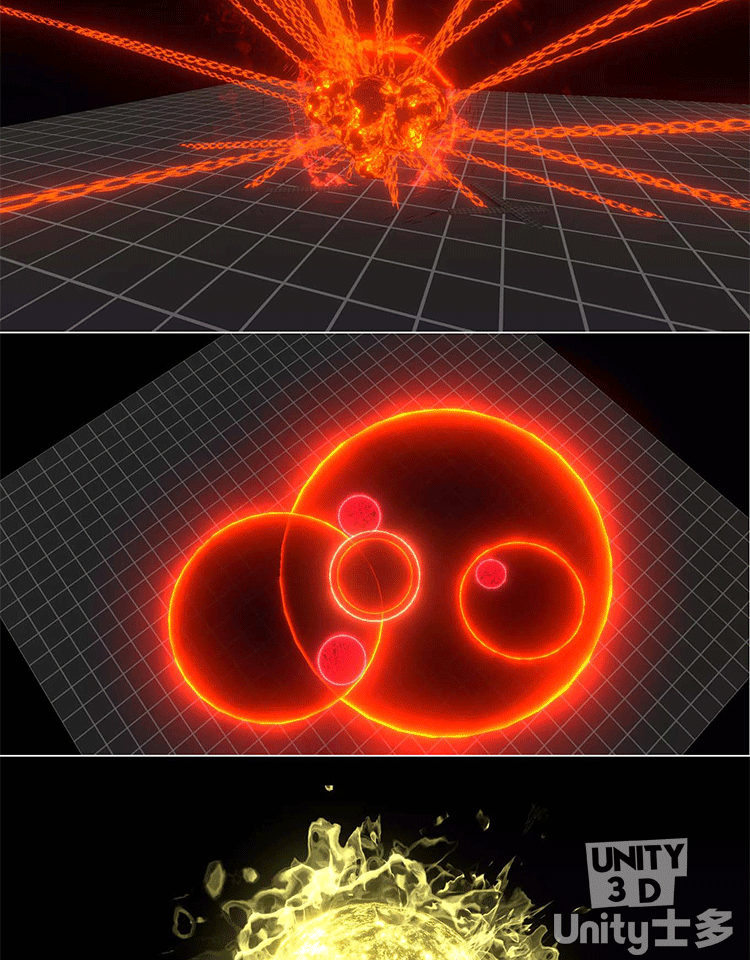 Unity魔法技能特效包爆炸100 Special Skills Effects Pack 22.5 - 粒子特效 - 绘图狗-设计灵感素材集散地