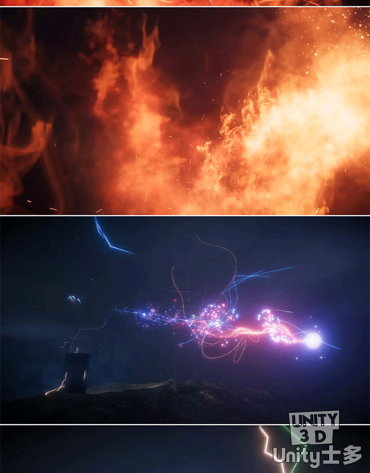 Unity3D烟火焰火花暴风闪电冲击波U3D粒子特效Ultimate VFX 3.5.2 - 粒子特效 - 绘图狗-设计灵感素材集散地