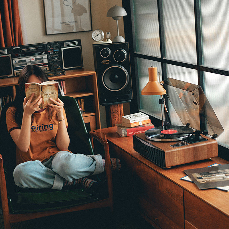 syitren赛塔林PARON二代黑胶唱片机音响：复古音乐时光机，让你沉醉于经典之声🎶-黑胶唱片机-淘宝百科网