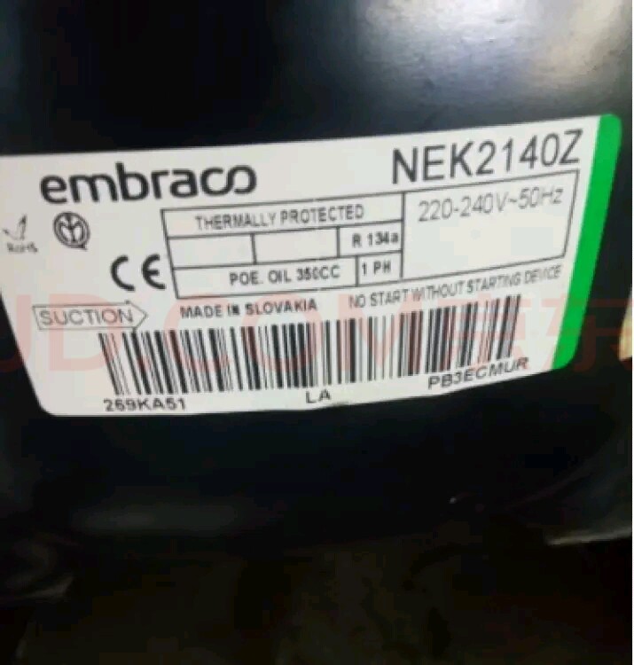 恩布拉科NEK2140Z压缩机怎么选？6210GK/6212Z/6214Z全解析-冰箱配件-淘宝百科网