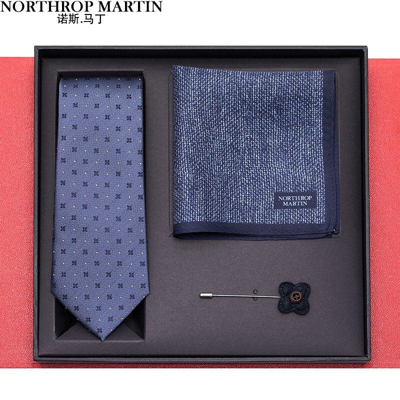 Nos martin silk tie + pocket square set | qixi festival gift ...