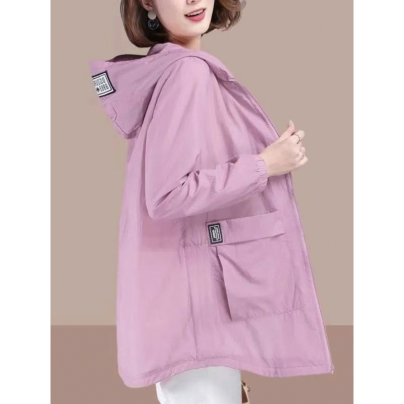 Summer mid-length korean style sun protection jacket: stay stylish and ...
