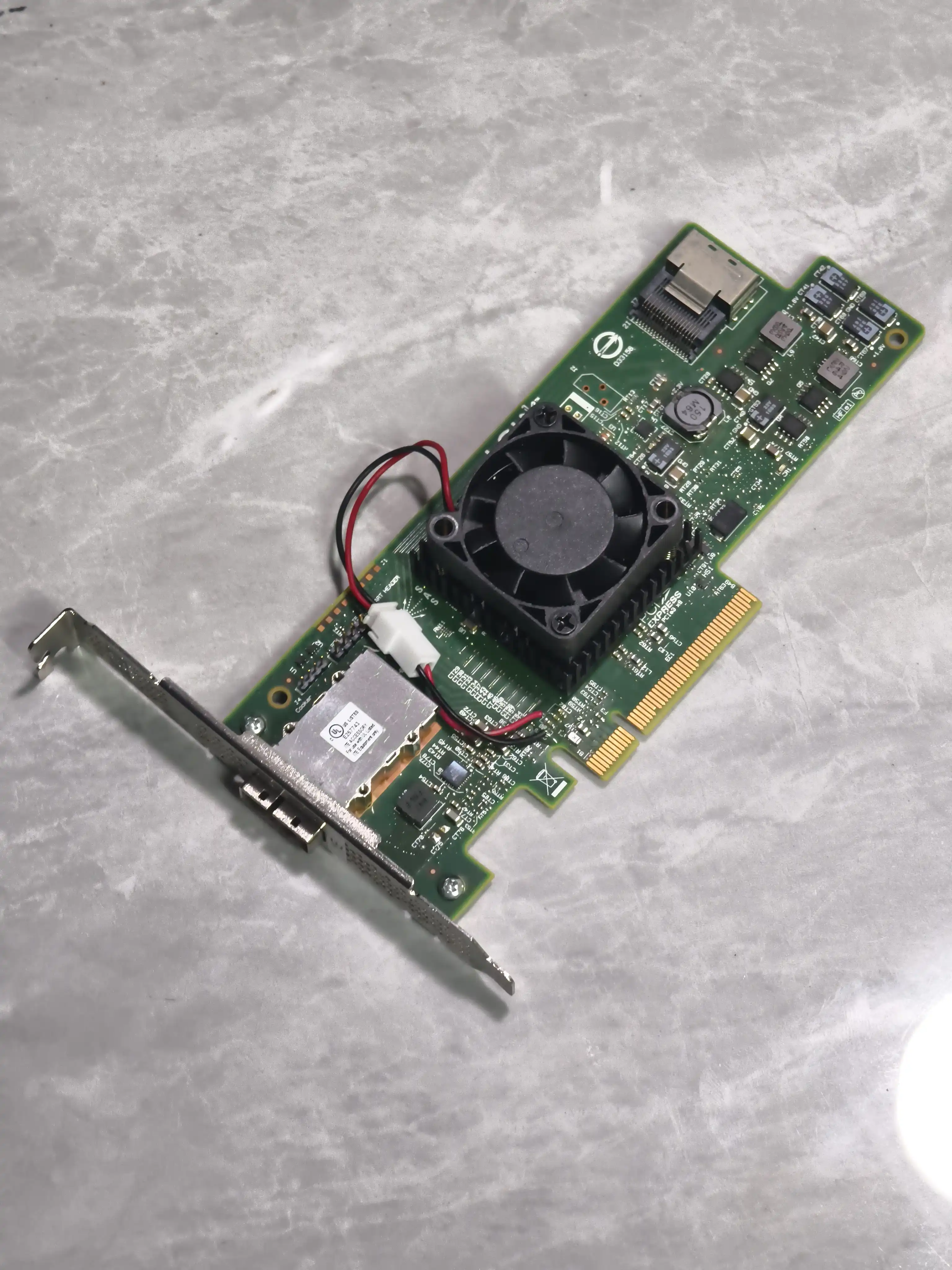 Lsi 2308 4e4i直通卡 帶風扇 sff 8087HBA卡 8088外置接口