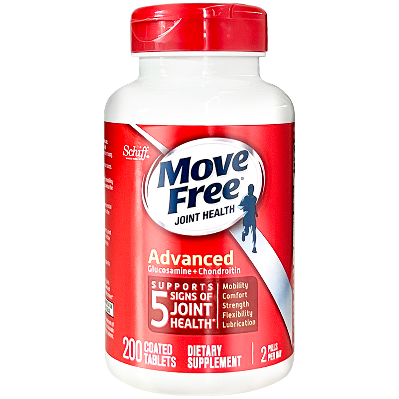 movefree氨糖软骨素美国原装进口200粒 益节维骨力关节软骨素安糖-Taobao