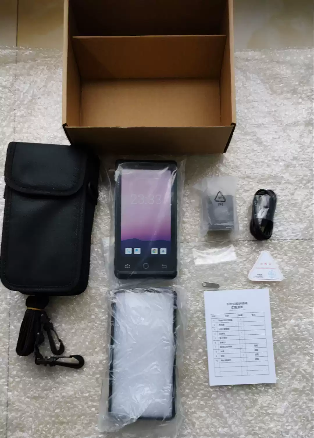 山东信通S337V5手持装维终端，S337装维PDA，千兆测速HDMI