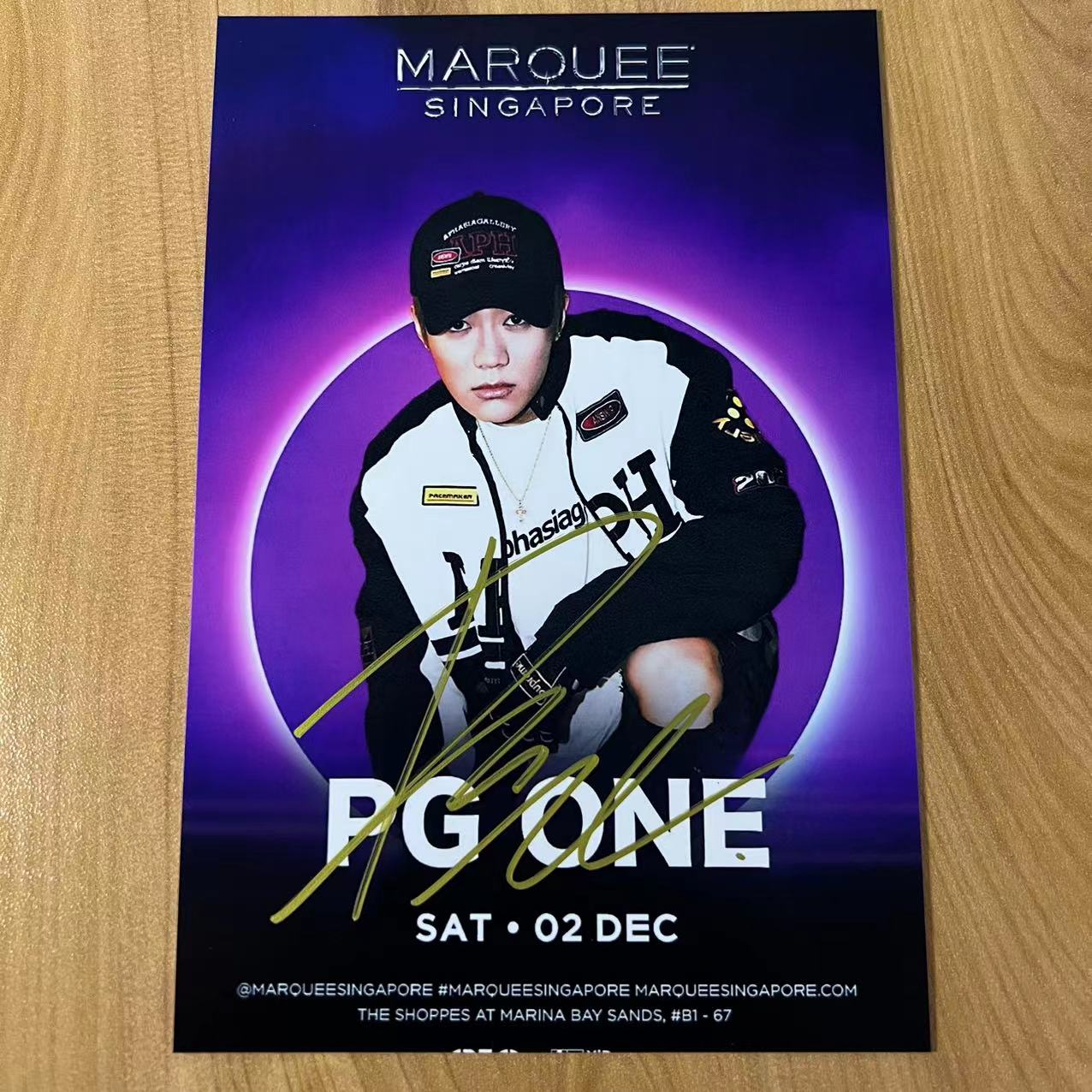 PGONE签名照 PGONE同款亲签周边保真应援时尚礼物品小卡6寸海报礼-Taobao