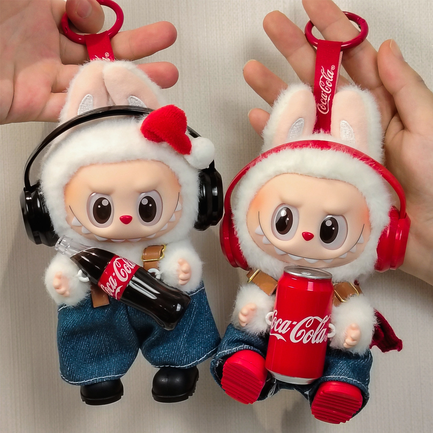 Labubu coca-cola baby clothes headphones summer pendant third ...