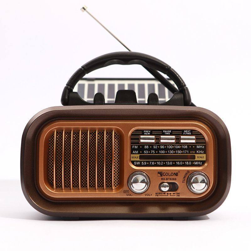 Nostalgia 📻 Solar retro radio, a new choice for portable entertainment!