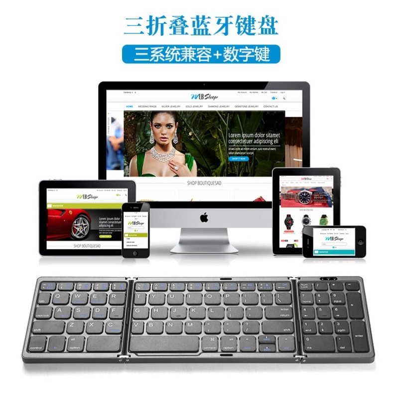 70% off stackable bluetooth keyboard | a handy tablet office essential ...