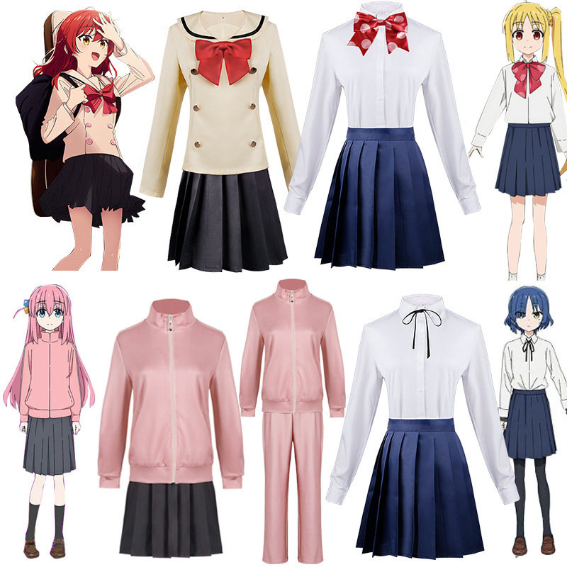 Bocchi The Rock Cosplay Hitori 服裝 Ryo Yamada 套裝