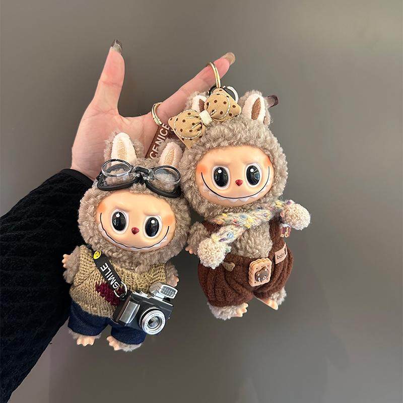 日本Labubu拉布布毛绒公仔挂件：萌力全开，让你的包包瞬间高级感up up！-包挂件-淘宝好物网