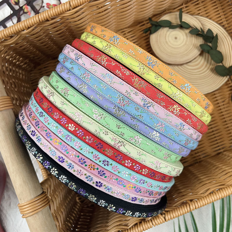 提花织带新中式仿真丝花边：让传统美焕发出新生！🌸 -织带-淘宝百科网