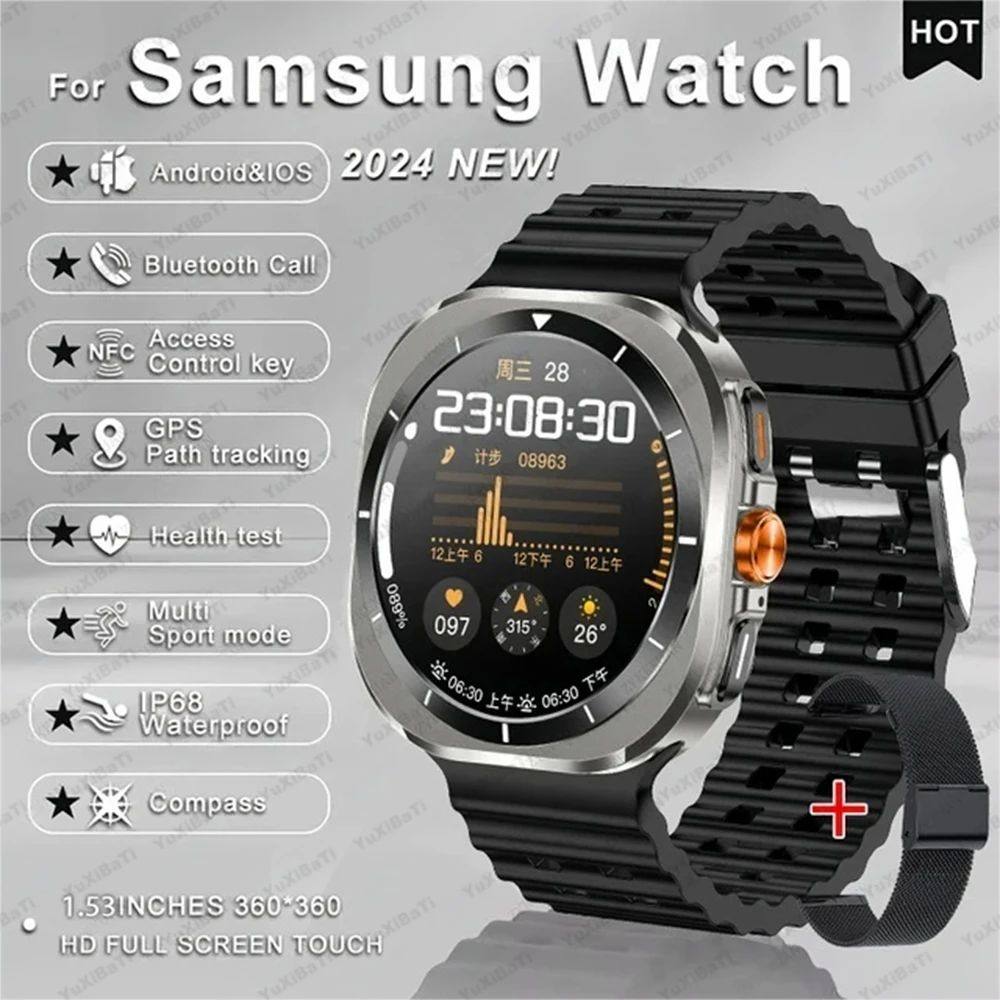 2025 New For Samsung Galaxy Watch 7 Ultra GPS NFC Smart Watc