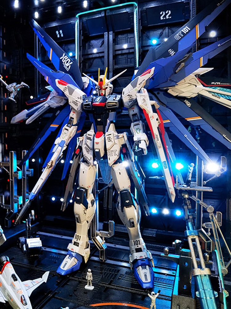 高达模型拼装HG红异端机甲新生强袭自由机动战士独角兽手办玩具MG-阿里巴巴