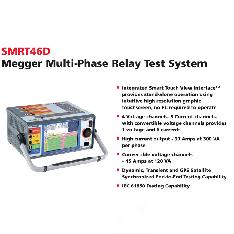 梅凯美国梅格 Megger SMRT46D 继电保护测试仪-阿里巴巴