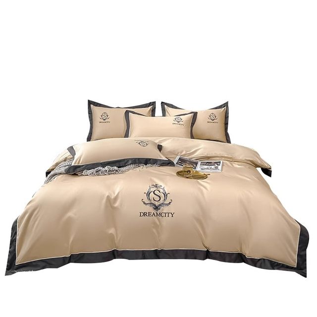 High-end Hilton Hotel 220 long lint cotton four-piece set 100 all ...