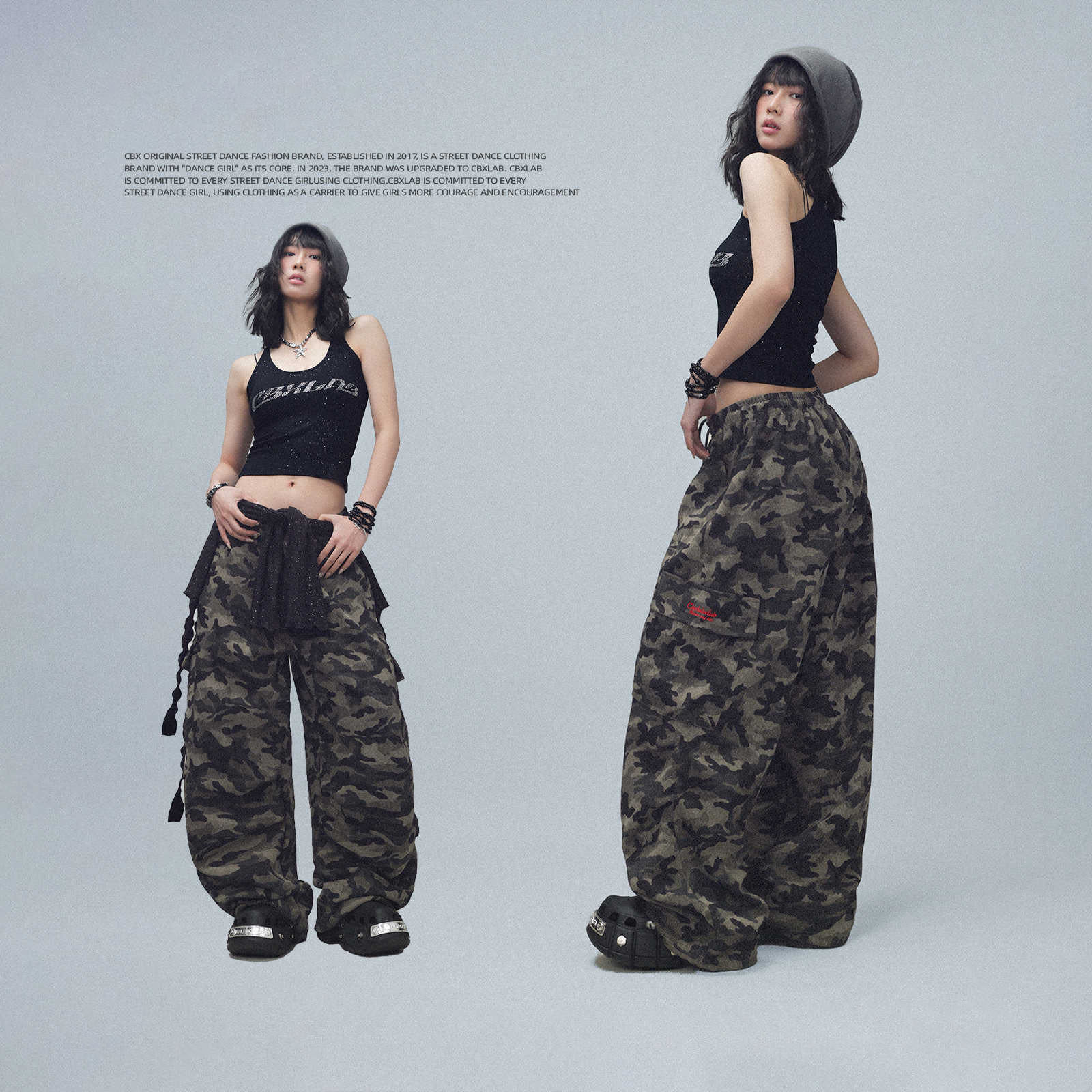 🔥 Camouflage hip hop style | Streetwear brand loose-fitting pants 💥