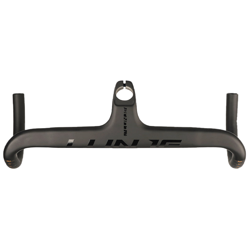 LUNJE/輪跡 公路車彎把碳纖維一體車把超輕破風全內走線破風彎把