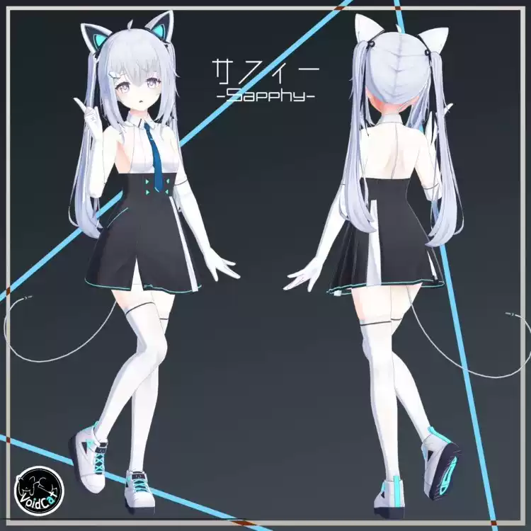 VRChat模型 サフィー-Sapphy-夏菲v202