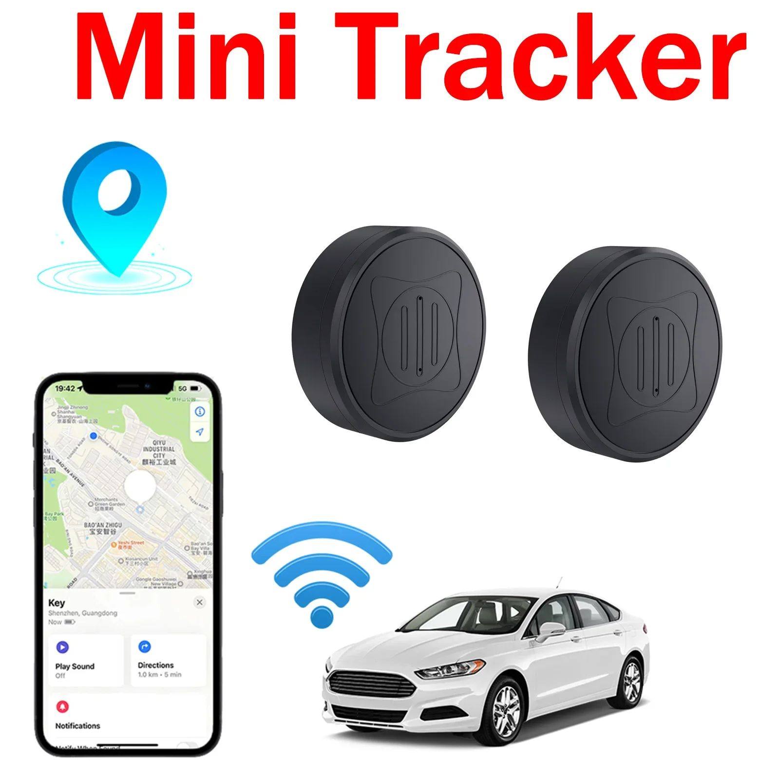 GF10 Magnetic GPS Tracker Long Standby Magnetic SOS Tracking