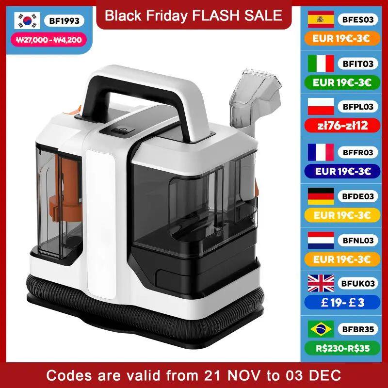 ZCWA Spot Cleaner Vacuum Cleaner Handheld Carpet Cleaner 15
