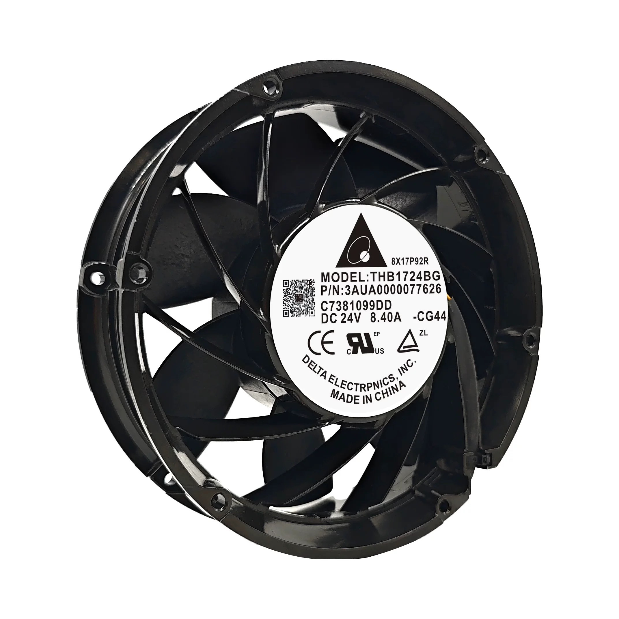 台达 THB1724/48BG 17251mm 24V 8.40A ABB ACS880 R9变频器风扇