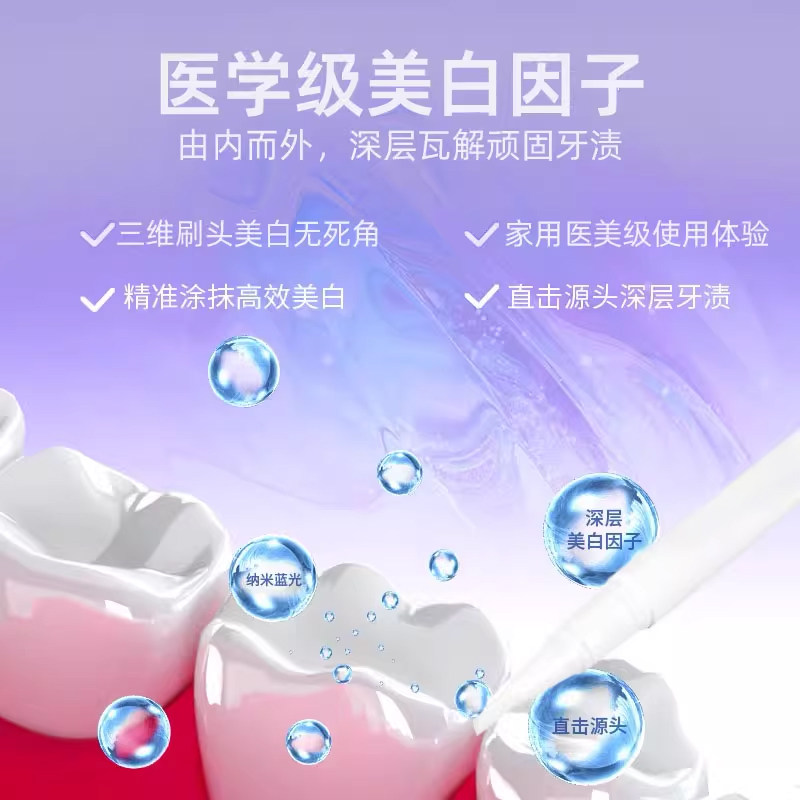 Degaba美牙仪官方正品：蓝光美白牙齿神器！告别黄牙逆袭冷白皮笑容！-牙齿美白仪-淘宝好物网