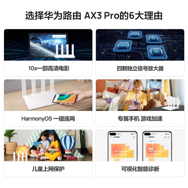 华为路由器AX3设置教程：如何发挥3000M双频WiFi6的全部性能？_电子产品_淘宝数码网