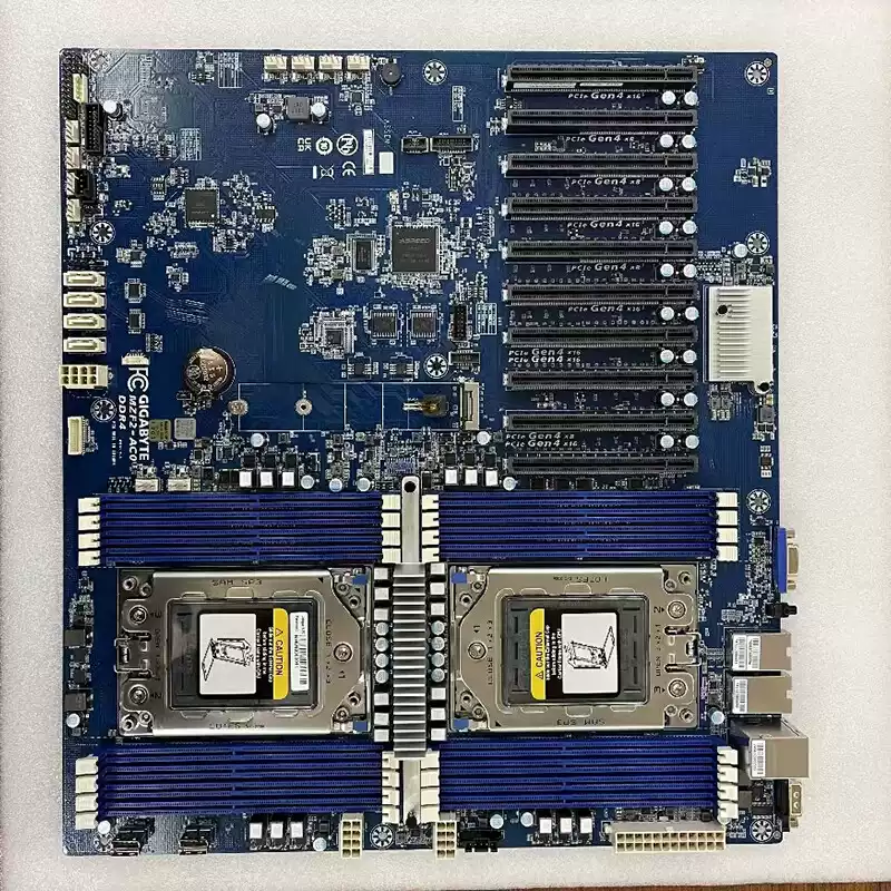 技嘉MZF2-AC0 双路服务器主板 支持10PCIe 万兆网口 16DIMM 4通道