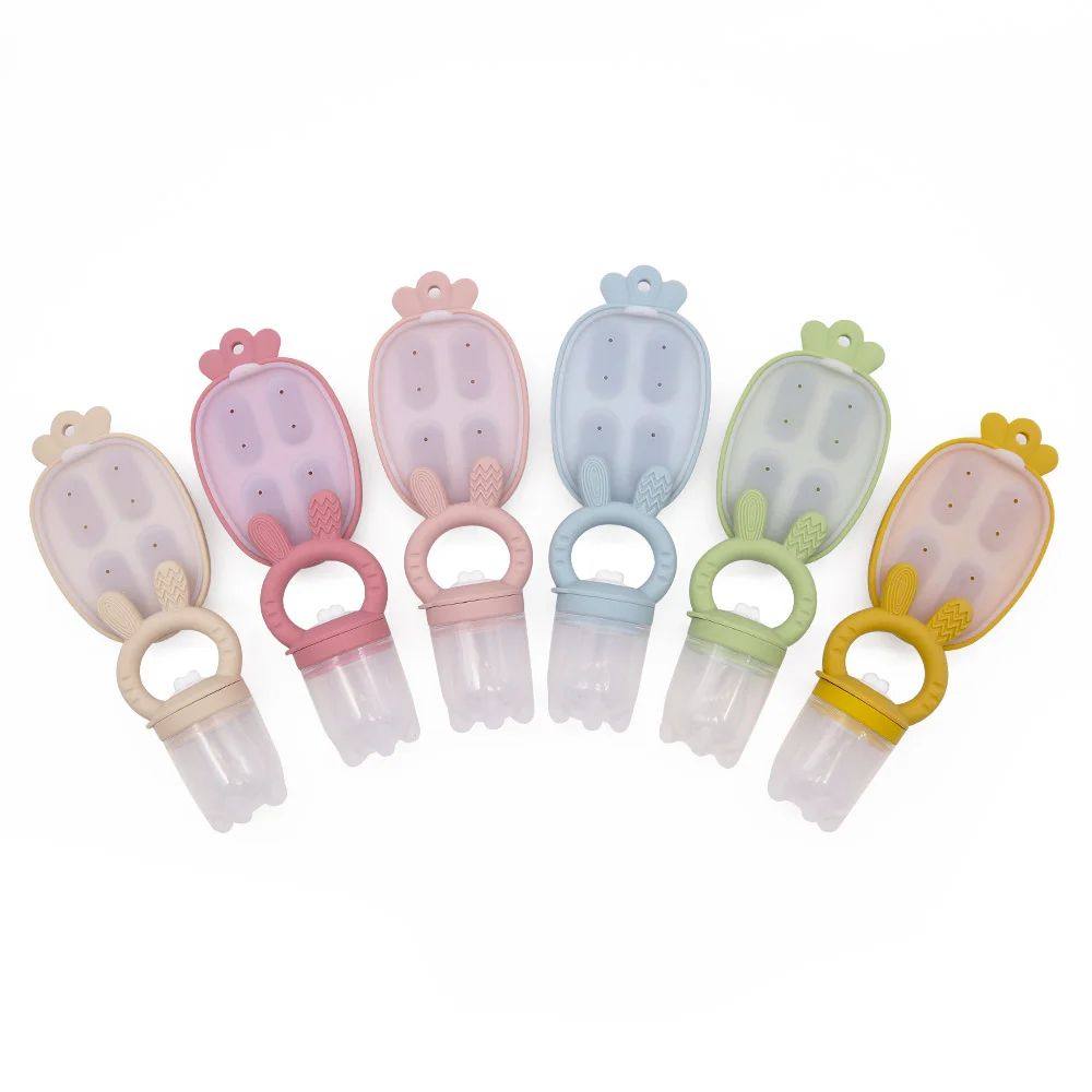 Cute Baby Fruit and Vegetable Teether Toy Food Supplement: 宝宝辅食新宠，萌趣咬咬乐 ...
