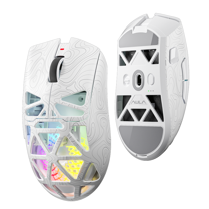 狼蛛SC620无线三模鼠标轻量化有线FPS游戏电竞蓝牙机械台式笔记本