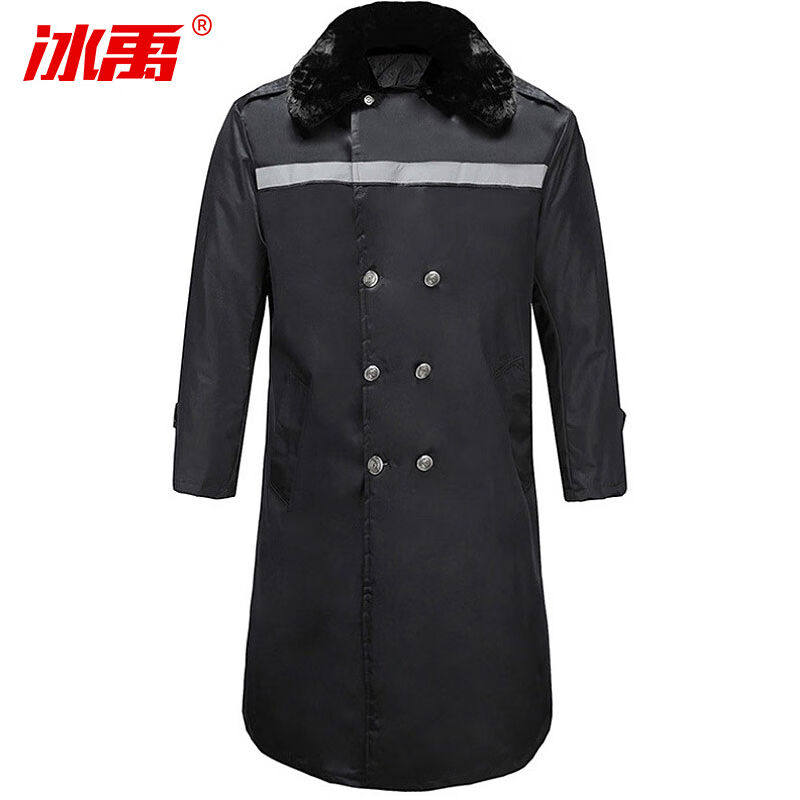 2025冬季必入！冰禹BY-3151长款勤务棉大衣实测：反光条+可拆内胆，保安/户外党闭眼入🔥-军迷大衣-淘宝好物网