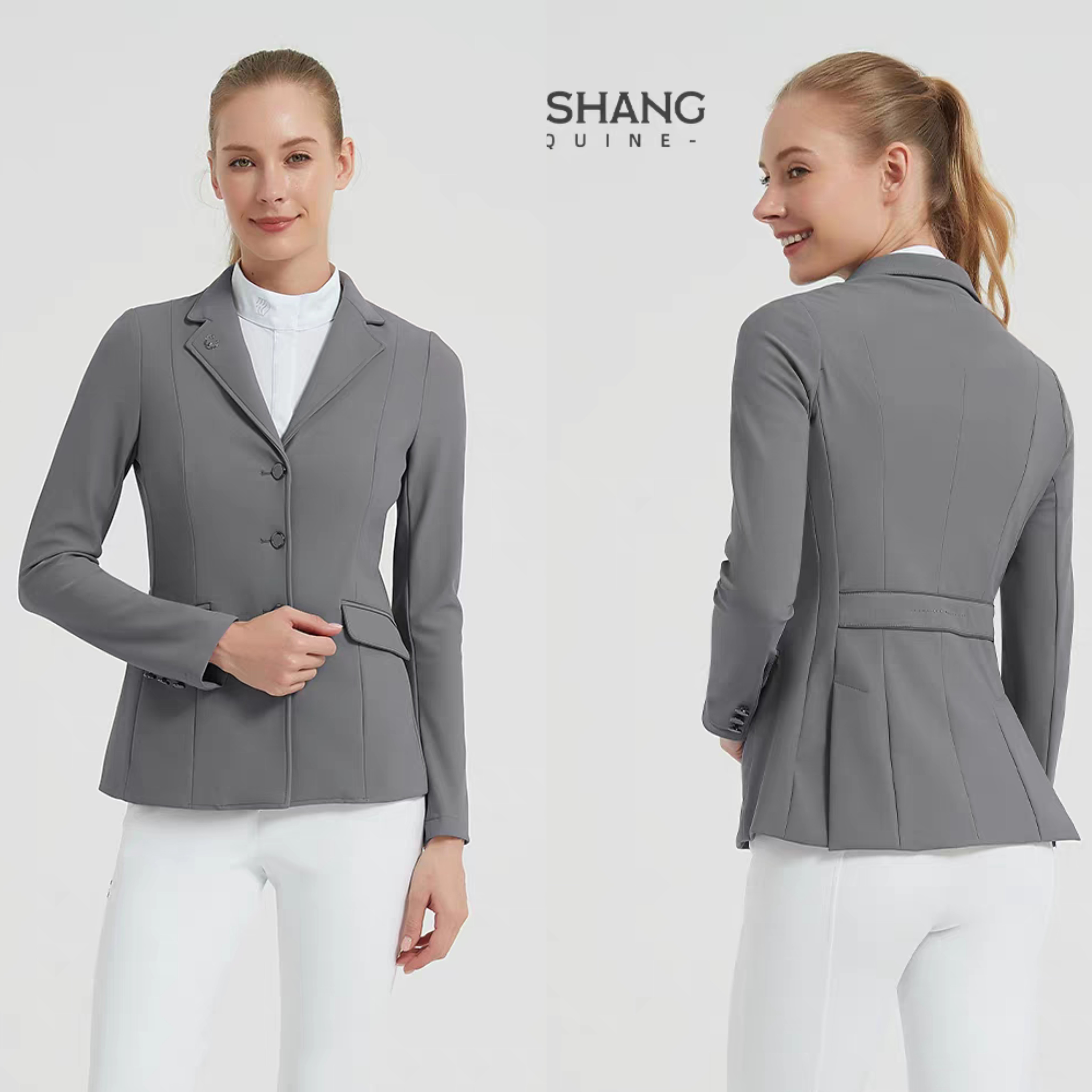 Mashang Equine女士带钻骑士服SKW305｜专业马术比赛西服穿搭测评！马术装备新宠-骑士服装-淘宝好物网